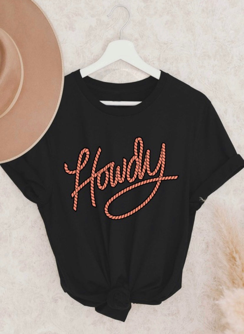 Rope Howdy Graphic Tee – Open Range Clothing Co.